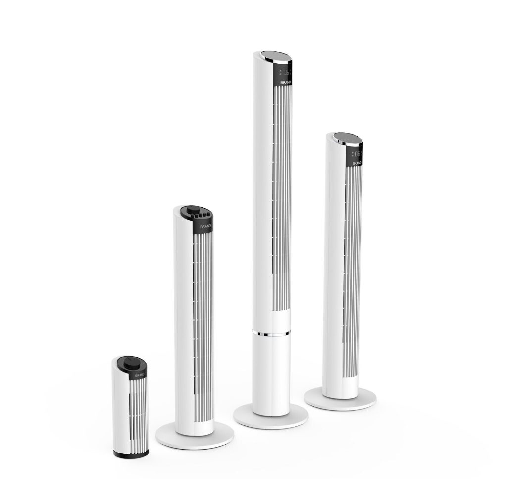 220V-240V 45W Stand Oscillation Tower Fan - SEEMAX-Cooling fan, Air ...